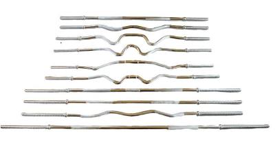 中国 Bodybuilding Free Weight Exercise Equipment gym Barbell Olympic EZ Bar 販売のため