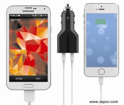 中国 小型 4.2A は理性的な車の充電器 USB ノキア N1 Apple Samsung のタブレットのためののための二倍になります 販売のため