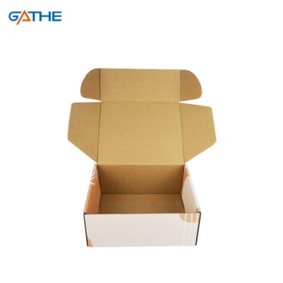 China Custom-Logo gedruckt Wellpappenbox Geschenkverpackung Klappbox Flugzeugbox zu verkaufen