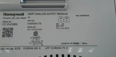 중국 CC-PAOH01 하니웰 하트 아날로그 출력 모듈 DCS 부품 PLC 모듈 판매용