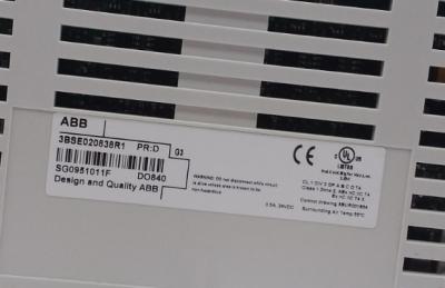 중국 ABB DO840 3BSE020838R1 디지털 출력 모듈 24V S/R 16 채널 S800 I/O 모듈 판매용
