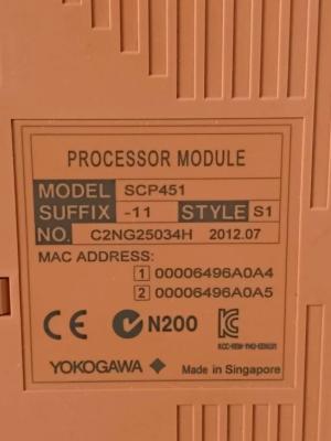 China SCP451-11 YOKOGAWA Digital Input Module 16-Channel Module Isolation 24 V DC ProSafe Processor Module for sale