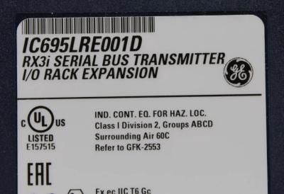 중국 IC695LRE001 GE PACSystems RX3i 유니버설 백플레인 시리즈 버스 송신 모듈 판매용
