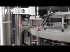 3 ml φιαλίδιο σύριγγας σωλήνα γεμίσματος και συσκευή κάλυψης για καλλυντικό τζελ δέρματος