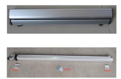 China IMPA150721 - Solar Shades Spring Roller Type Color Gray Spring Self - Positioning Cockpit Roller Blinds for sale