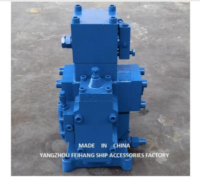 China Lierbedieningsventielblok met inlaat/uitlaat poortgrootte 20a-50a in blauw en groen voor optimale prestatie-efficiëntie Te koop