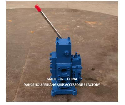 China Lierbedieningsventielblok met inlaat/uitlaat poortgrootte 20a-50a in blauw en groen voor optimale prestatie-efficiëntie Te koop