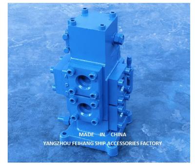 China Lierbedieningsventielblok met inlaat/uitlaat poortgrootte 20a-50a in blauw en groen voor optimale prestatie-efficiëntie Te koop