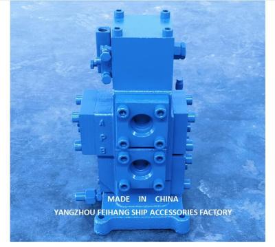 China Lierbedieningsventielblok met inlaat/uitlaat poortgrootte 20a-50a in blauw en groen voor optimale prestatie-efficiëntie Te koop