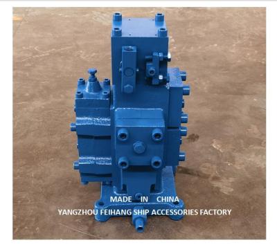 China Lierbedieningsventielblok met inlaat/uitlaat poortgrootte 20a-50a in blauw en groen voor optimale prestatie-efficiëntie Te koop