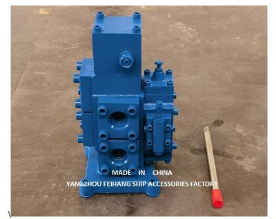 China Lierbedieningsventielblok met inlaat/uitlaat poortgrootte 20a-50a in blauw en groen voor optimale prestatie-efficiëntie Te koop