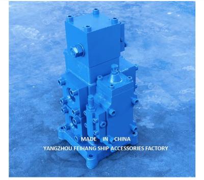 China Lierbedieningsventielblok met inlaat/uitlaat poortgrootte 20a-50a in blauw en groen voor optimale prestatie-efficiëntie Te koop