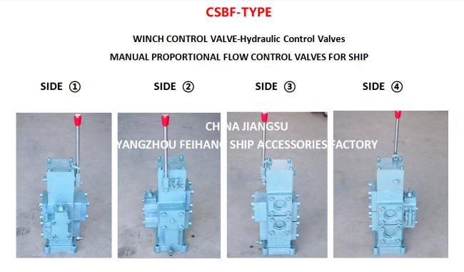 Winch Control Valve view from angle 4