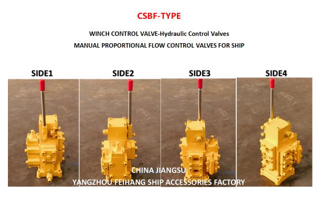 Winch Control Valve view from angle 2