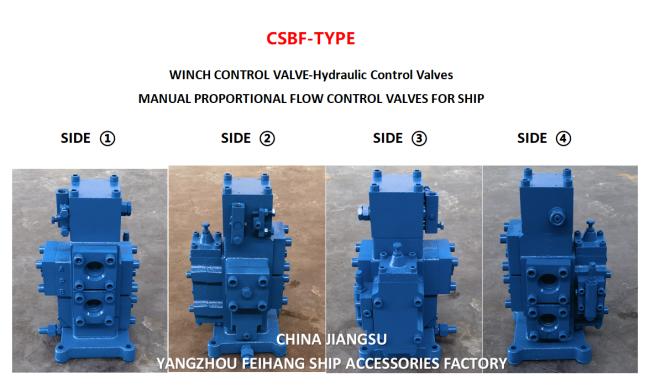 Winch Control Valve view from angle 1