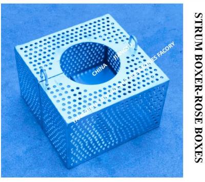 China SUCTION-ROSE BOX STRAINERS Design standards:JIS F7206 5K-80A Carbon steel hot-dip galvanized for sale