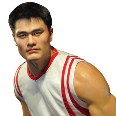 China Vida customizável - esculturas da cera do tamanho para a estrela super Yao Ming à venda