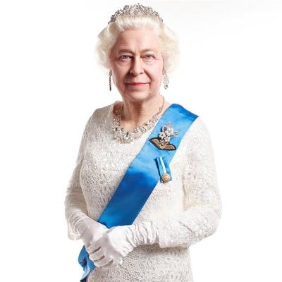 China A rainha Elizabeth Wax Statue Figure Fiberglass da majestade simulou altamente realístico à venda