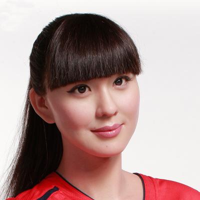 China Estátua LifeSize da cera do silicone do jogador de voleibol da estátua feita sob encomenda bonita da cera da menina 71,6 polegadas à venda