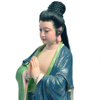 China Kleine Chinese Boedha MINI Guanyin Silicone Wax Figure Te koop
