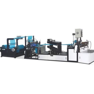China De nieuwe zak die van de type automatische bloem tot machine maken driehoekige zak plastic producten boven en beneden ponsen Te koop