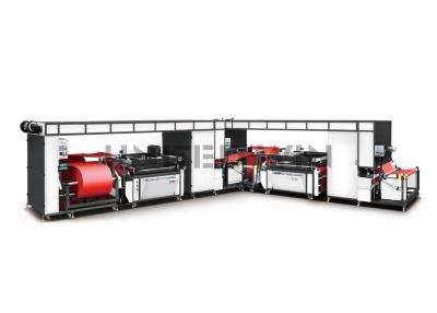 China W sneed Veelkleurige Twee Kleuren niet Geweven van de Zak het Maken en Druk Machine Te koop