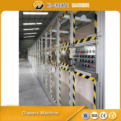 China Servomotoren Gebruikte babyluiermachine 400 stuks / min snelheid Te koop