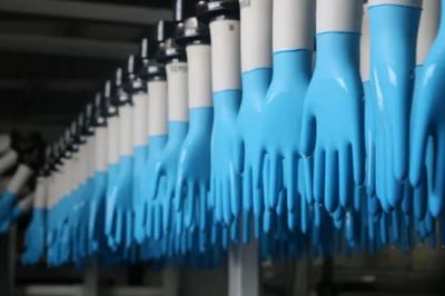 Cina Il nitrile ha immerso la linea di produzione chirurgica del guanto dell'esame del lattice dei guanti in vendita