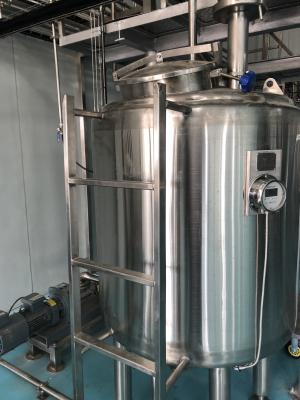 Κίνα 1000L πάστεριοποιητική δεξαμενή λέβητα για το γάλα ή το χυμό μπύρας υγρή πάστεριοποίηση με ανάμειξη προς πώληση