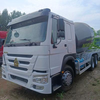 Κίνα Euro 3 HOWO 12m3 380HP Κλασικό φορτηγό-μεσαχυτή σκυροδέματος με βοηθητικό τιμόνι προς πώληση