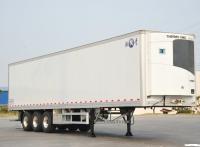 Quality Hydraulic Steering Refrigerated Semi Trailer for Frozen Vegetable Shipping EPA Certified for sale
