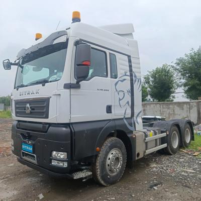 중국 2024 산데카 580/390HP 6X4/8X4 10/12 휠 사용 트랙션 헤드 운송 트럭 화물 트럭 판매용