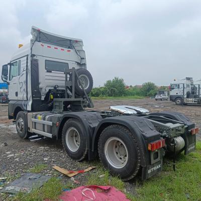 중국 2024 산데카 580/390HP 6X4/8X4 10/12 휠 사용 트랙션 헤드 운송 트럭 화물 트럭 판매용