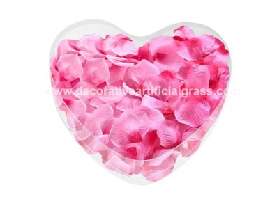 中国 OEMの造花の花弁はバレンタイン デーの装飾のためのピンクのバラの花びらを偽造する 販売のため