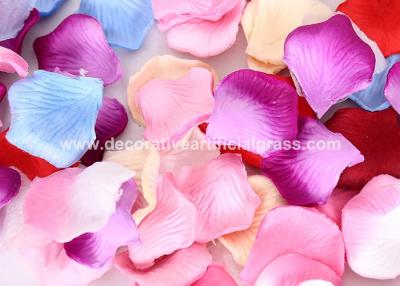 中国 絹ポリエステル生地は絹の造花の花弁3.5*3.5cmかさ張る 販売のため