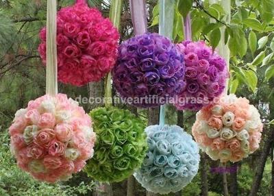China centro de flores de la boda de la bola de la flor artificial del 15cm los 20cm los 30cm en venta