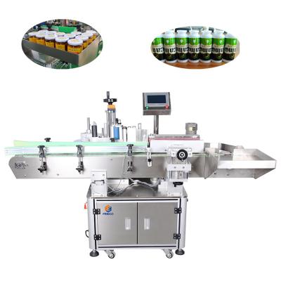 China FK803 APPAREL Syrup Bottle Wrap Round Transparent Label Labeling Machine Round Bottle Sticker Round Bottle Labeling Machine en venta