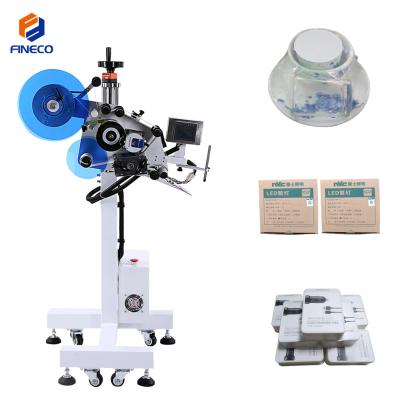 China 2021 2021 Industrial GARMENT production line full automatic promotion food production sticker labeling machine flat head for cans food en venta