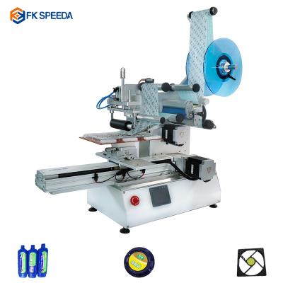 China Food FK-SPEEDA metal shell partsl semi-automatic manual flat label applicator labeling machines en venta