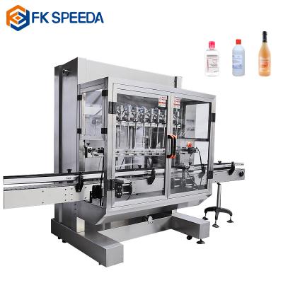 Chine Automatic Liquid Food 4 Heads Beverage Soy Sauce Quantitative Oral Liquid Filling Machine à vendre