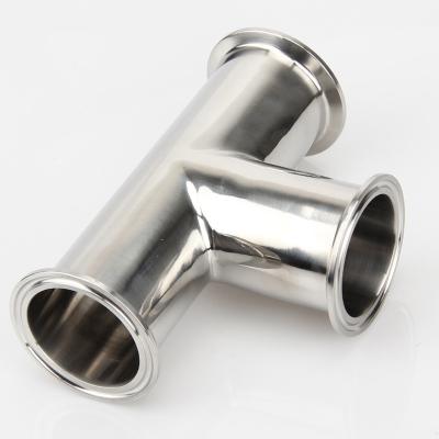China Hexagon Clamp Tee 3 Way roestvrij staal 304 met 3 siliconen bekleding past 1,5