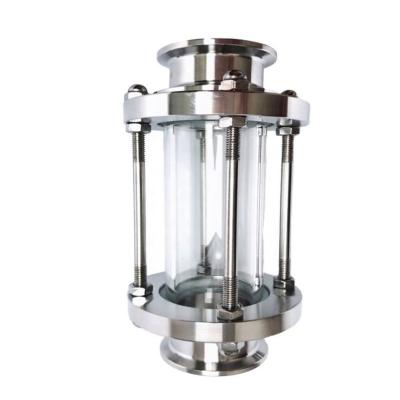 China Voedingsmiddelenkwaliteit roestvrij staal 304 316L Sanitair Tri Clamp Zichtglas Pipe Fitting Tubulair Zichtglas Te koop