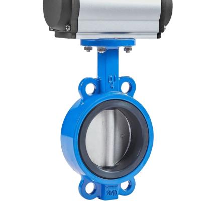 Cina 1/4''-6'' Port Size Sanitary Pneumatic Butterfly Valves con costruzione SS304 / 316L in vendita