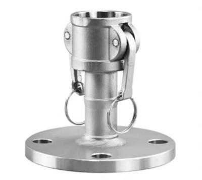 Cina WZ SS 304 316 Tipo C Flanged End Hose Camlock Coupling 1/8