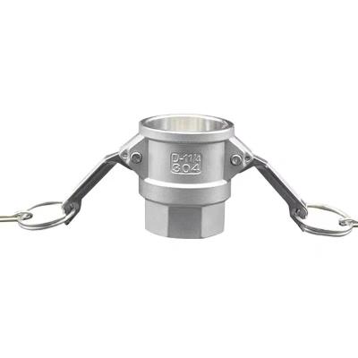 Cina Equal SS 304 316 Accoppiamento Camlock in acciaio inossidabile con connettore rapido di tipo D NPT BSPT BSP in vendita