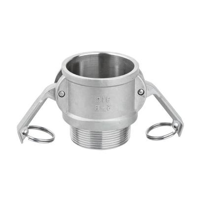 Cina Connettori veloci a cammella di tipo B SS304 316L personalizzati per olio di gas d'acqua NPT BSP 1/4