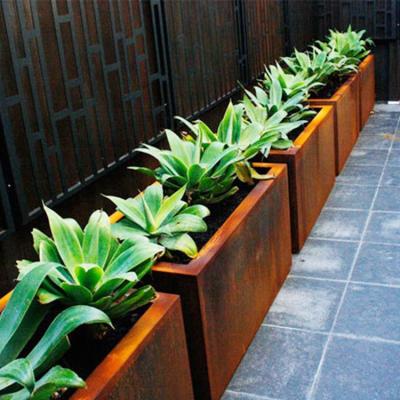 Cina I fornitori fioriscono i vasi da fiori decorativi del metallo del giardino della piantatrice in vendita