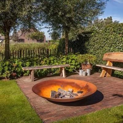 Cina Fuoco domestico Pit For Outdoor Garden dell'acciaio di Corten del metallo in vendita