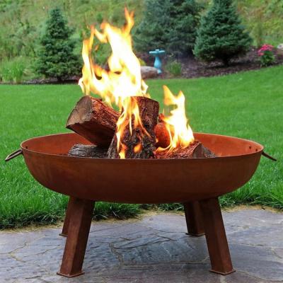 Cina fuoco resistente Pit Large Bonfire Brazier Fire Pit Weather Proof del metallo 10*42inch in vendita