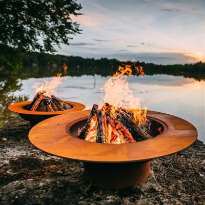 Cina grande resistenza rustica di usura del pozzo di Pit Bowl Weathering Steel Fire del fuoco di 1.0mm in vendita